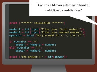 Python - Lesson 2 | PPT