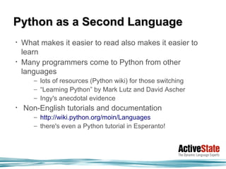 Python: The Programmer's Lingua Franca | PDF