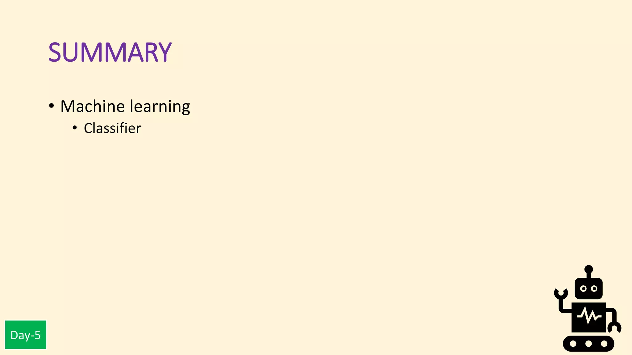 Machine Learning - Classification | PPT