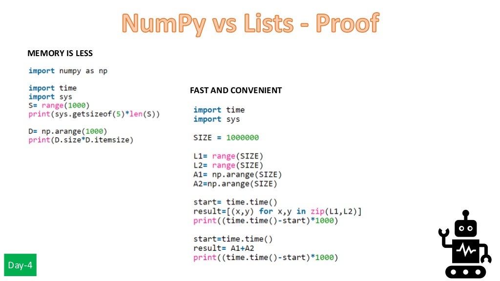 Python ml-libraries (numpy & matplotlib) -day 8