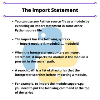 Python modules | PDF