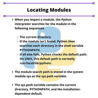 Python modules | PDF