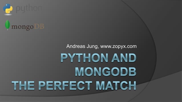 Python mongo db-training-europython-2011 | PPT