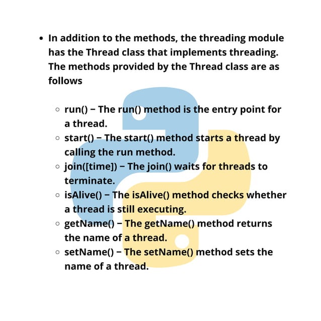 Python multithreaded programming | PDF