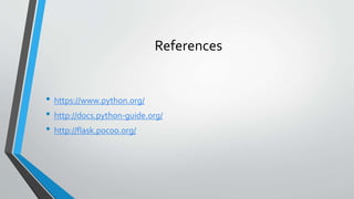 Run Python on windows | PPT