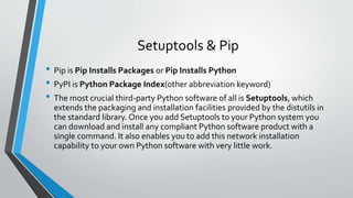 Run Python on windows | PPT