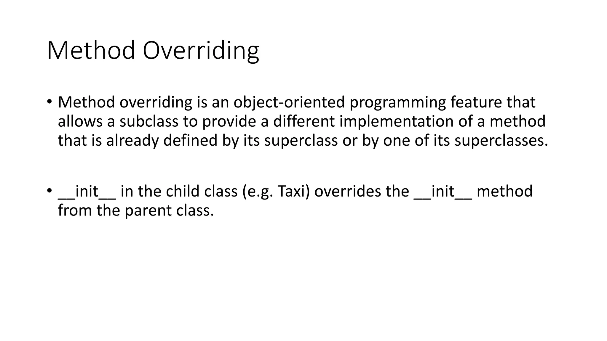 Python Oop Class 2 Inheritance Ppt