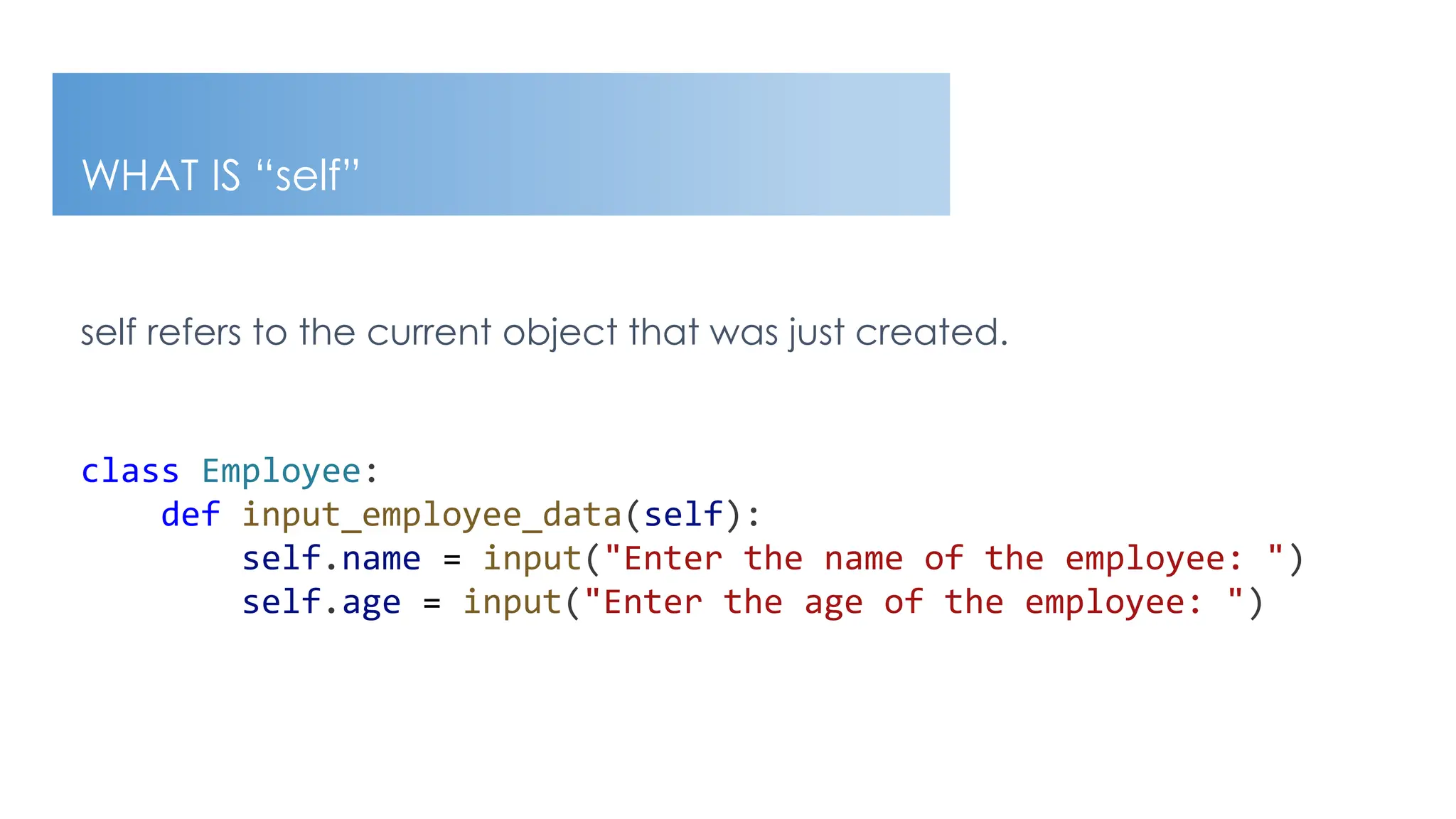 Object Oriented Programming In Python Ppt