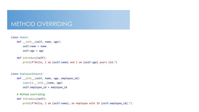 Object Oriented Programming in Python | PDF
