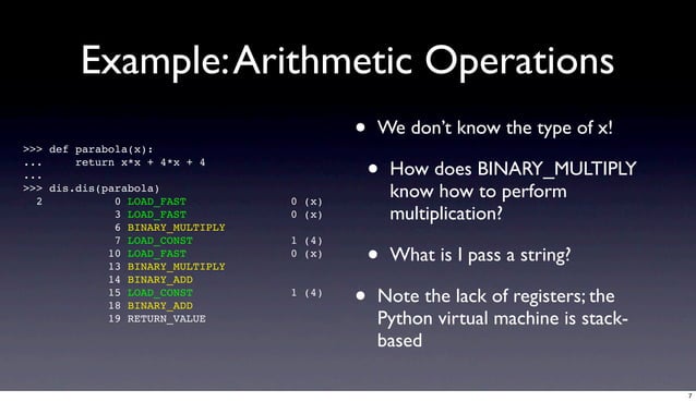 Python opcodes | PDF