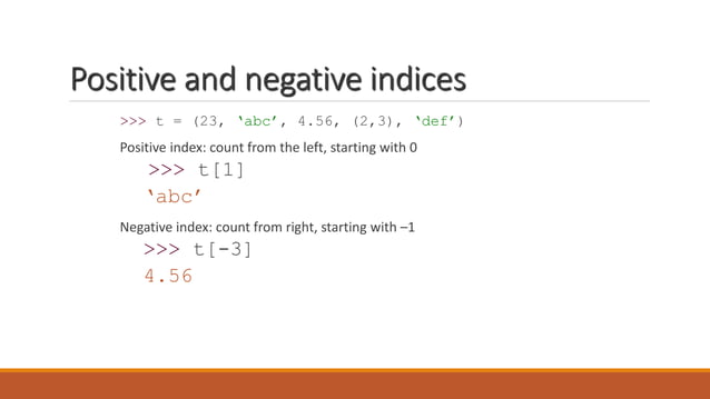 Sequence Types in Python Programming | PPT Sequence Types in Python Programming | PPT