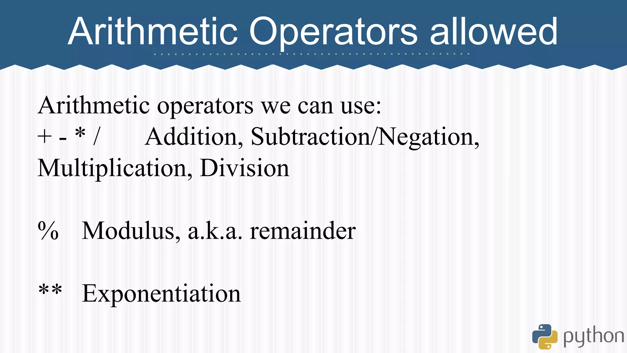 Python overview | PPT