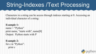 Python overview | PPT