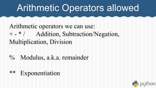Python overview | PPT