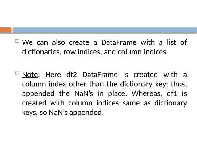 Python Pandas For Data Analysis Manipulate Pptx