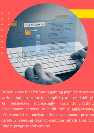 Python Pitfalls: Mistakes to Steer Clear of in Development Services | PDF | Programming ...