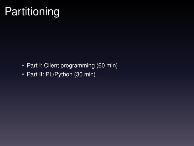 Programming With Python And Postgresql