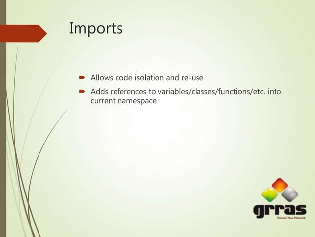 Python Programming ppt | PPT | Programming Languages | Computing