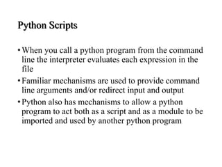 Getting started in Python presentation by Laban K | PPT