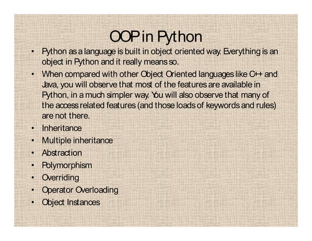 Python Tutorial for Beginner | PPTX