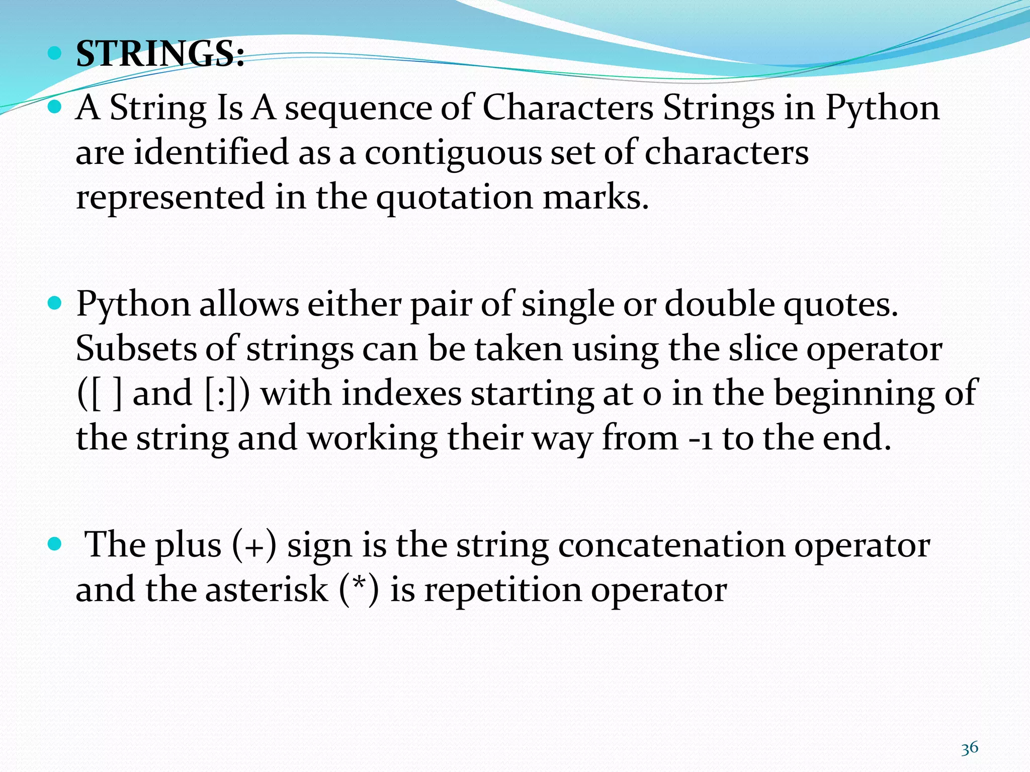 PYTHON-PROGRAMMING-UNIT-II (1).pptx PYTHON-PROGRAMMING-UNIT-II (1).pptx
