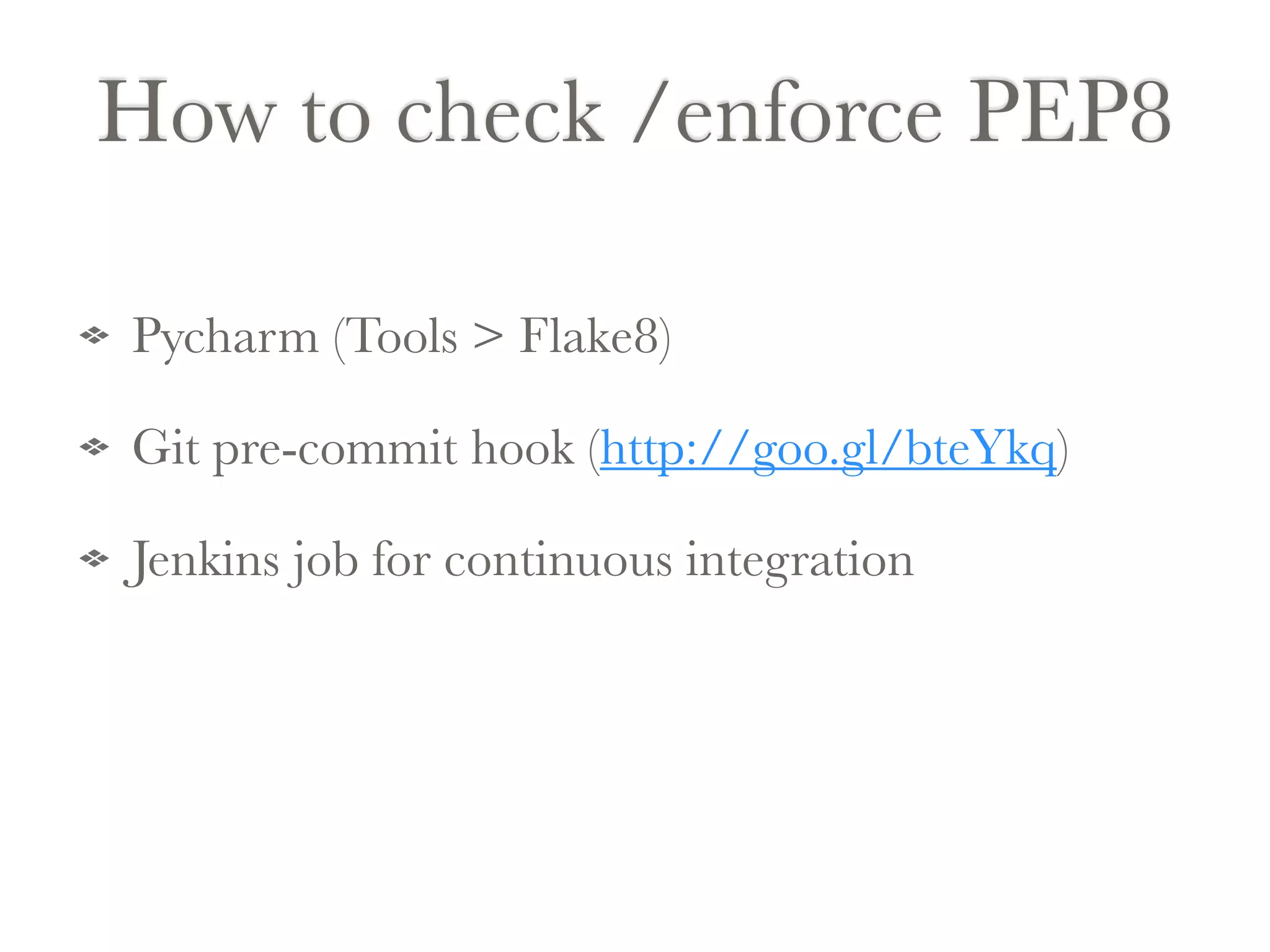 Python Code Quality And Production Monitoring Ppt