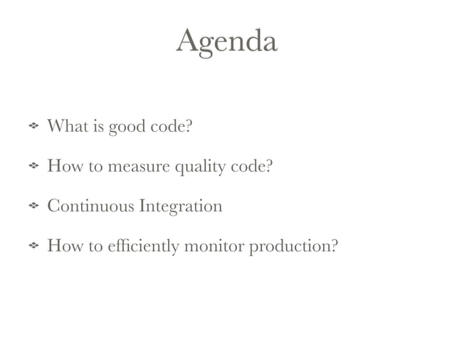 Python Code Quality And Production Monitoring Ppt