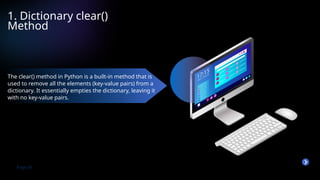 Python Dictionary concept -R.Chinthamani .pptx
