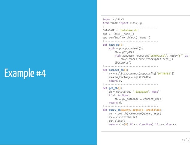 Python Sqlite3 Flask