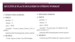 Python- strings | PDF