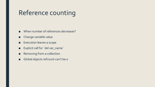 Python: Thanks for the memories | PPT