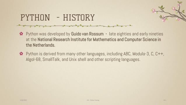 Python training | PDF | Programming Languages | Computing