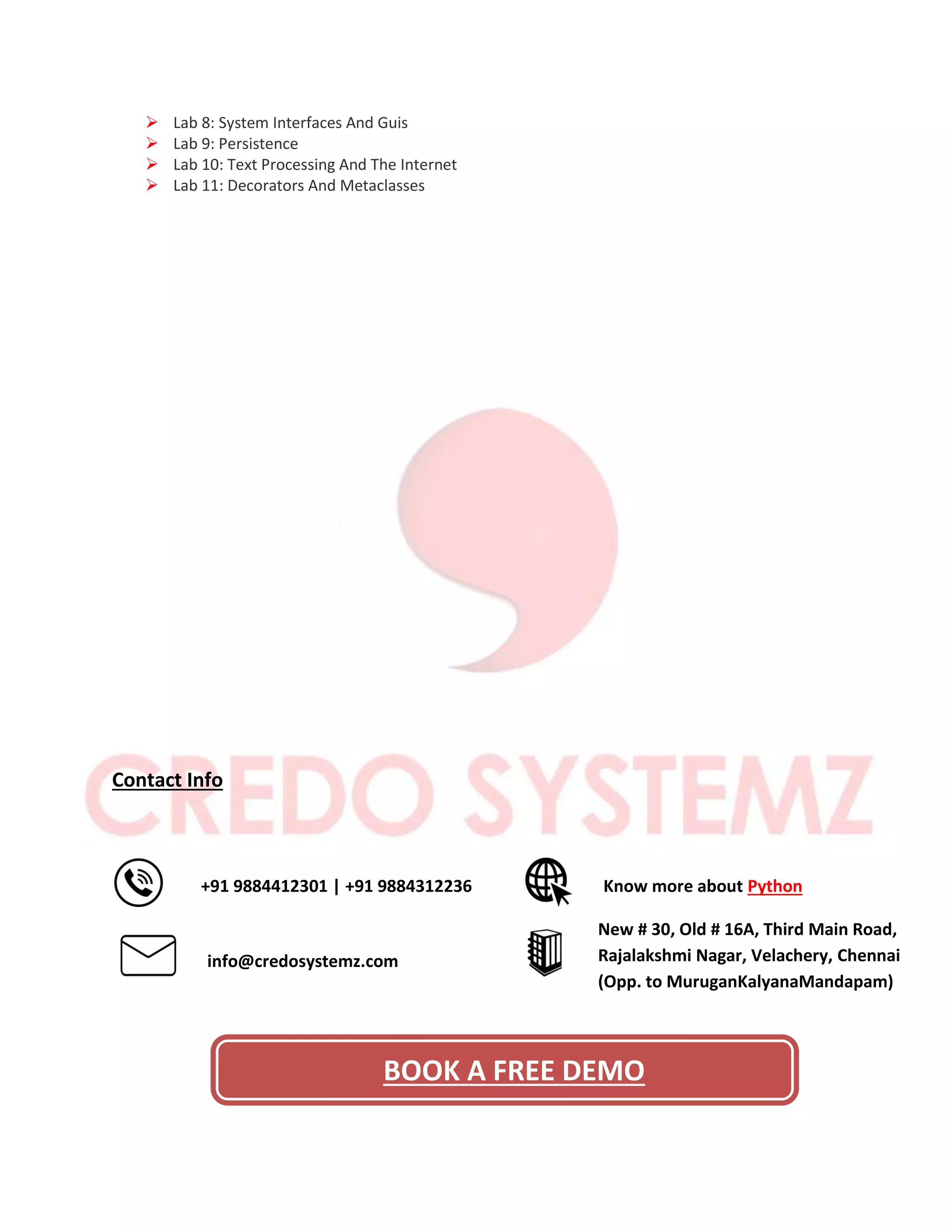 Python training-course-content | PDF