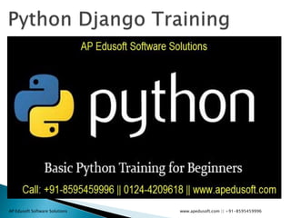 Best Python Django training in Gurgaon | PPT