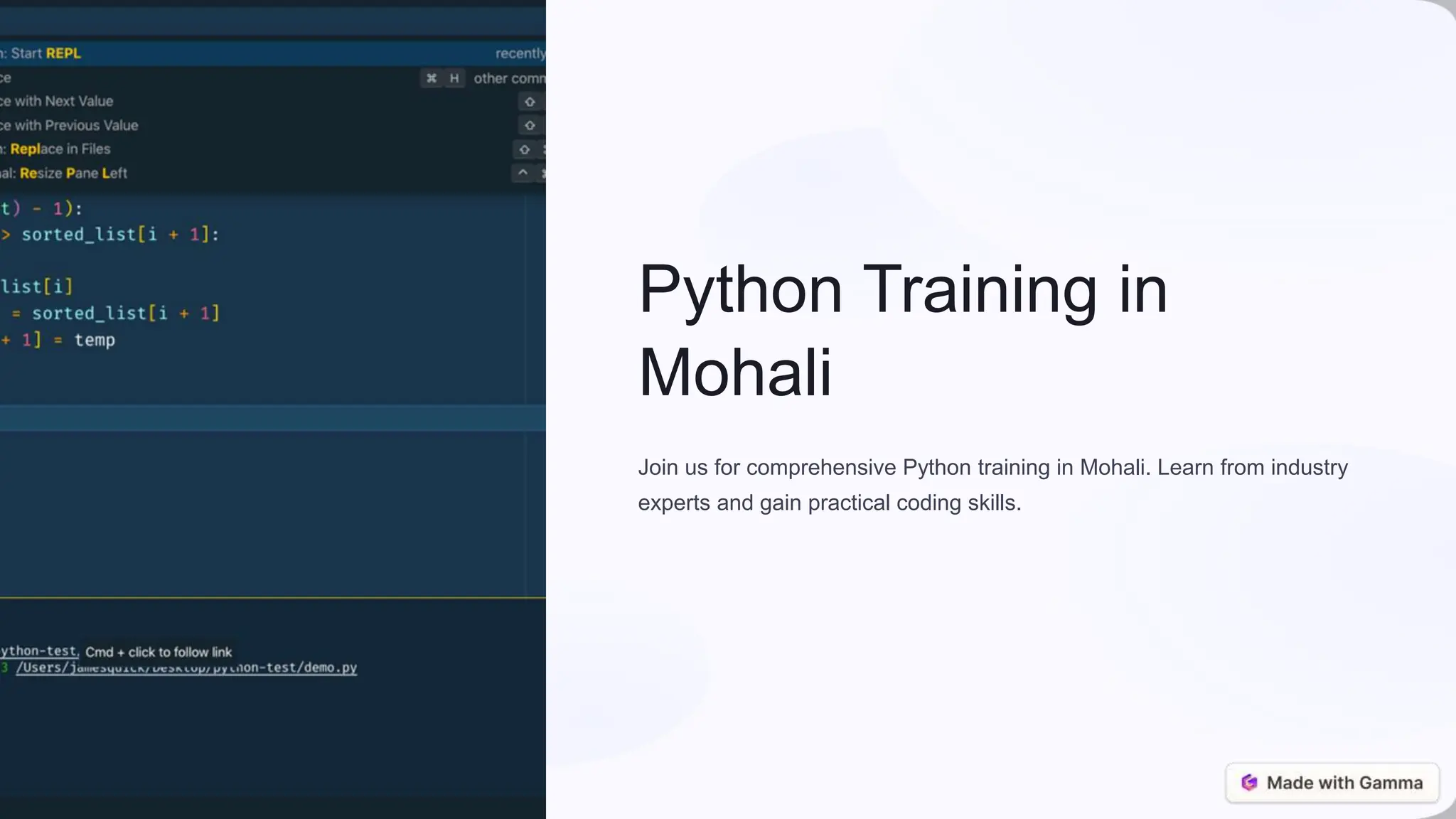 Python-Training-in-Mohali | PPT