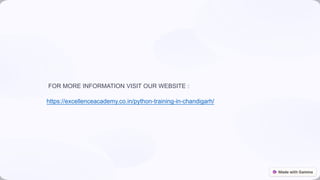 Python-Training-in-Mohali | PPT