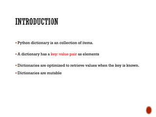 Python tuples and Dictionary | PDF
