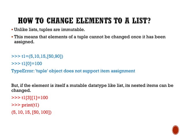 Python tuples and Dictionary | PDF | Programming Languages | Computing