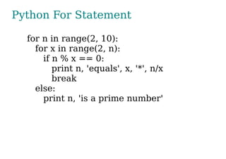 Python tutorial | PPT