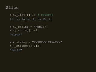 Python Usage (5-minute-summary) | PPT