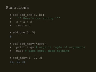 Python Usage (5-minute-summary) | PPT