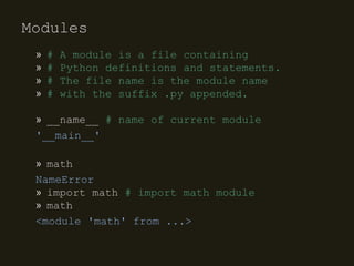 Python Usage (5-minute-summary) | PPT