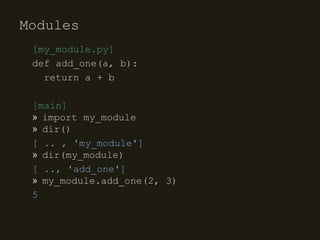 Python Usage (5-minute-summary) | PPT