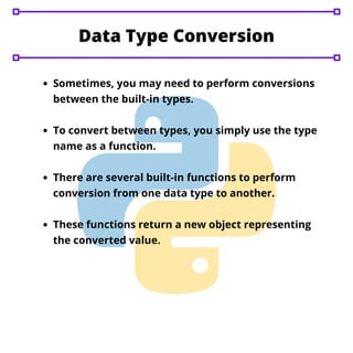 Python - variable types | PDF