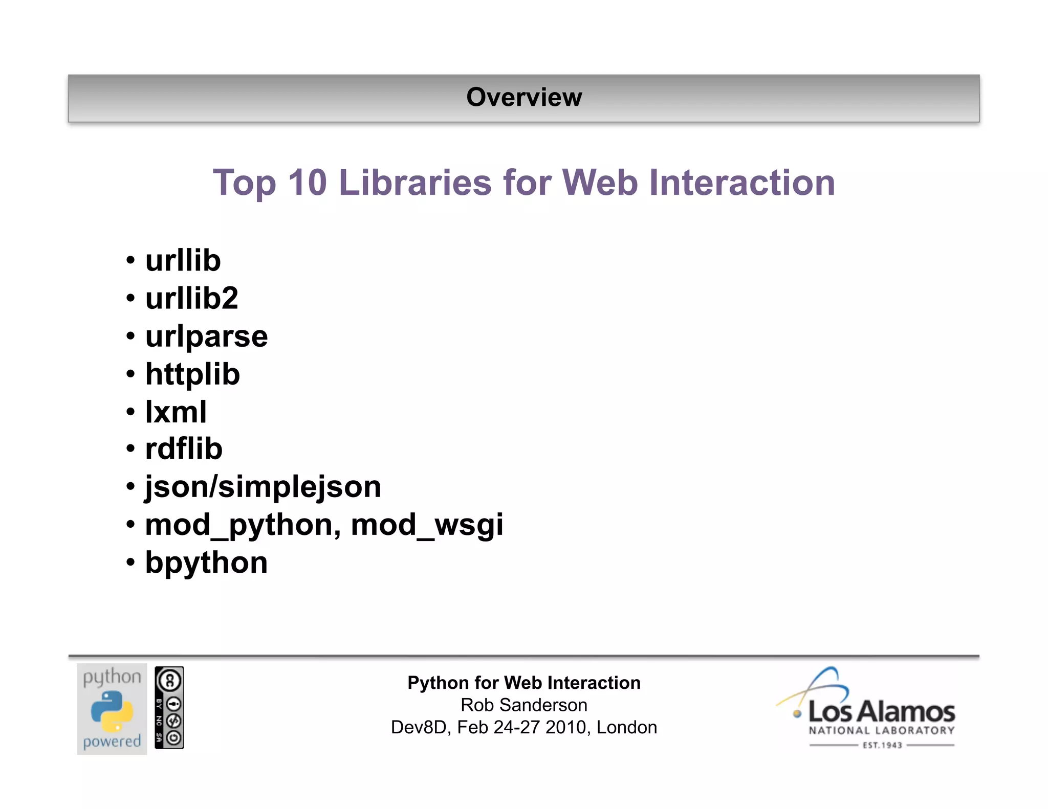 Python Web Interaction | PDF