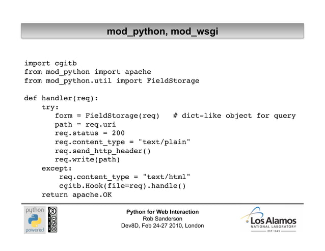 Python Web Interaction | PDF