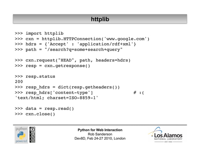Python Web Interaction | PDF
