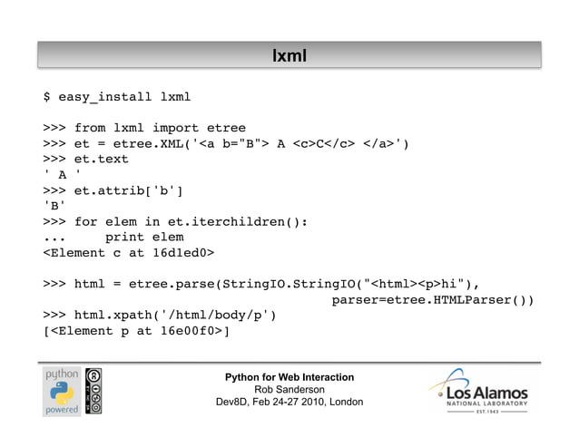 Python Web Interaction | PDF