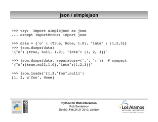 Python Web Interaction | PDF