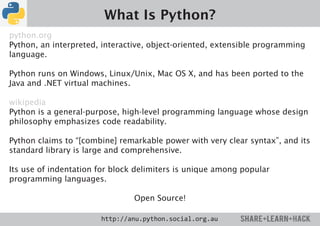 Welcome to Python | PPT